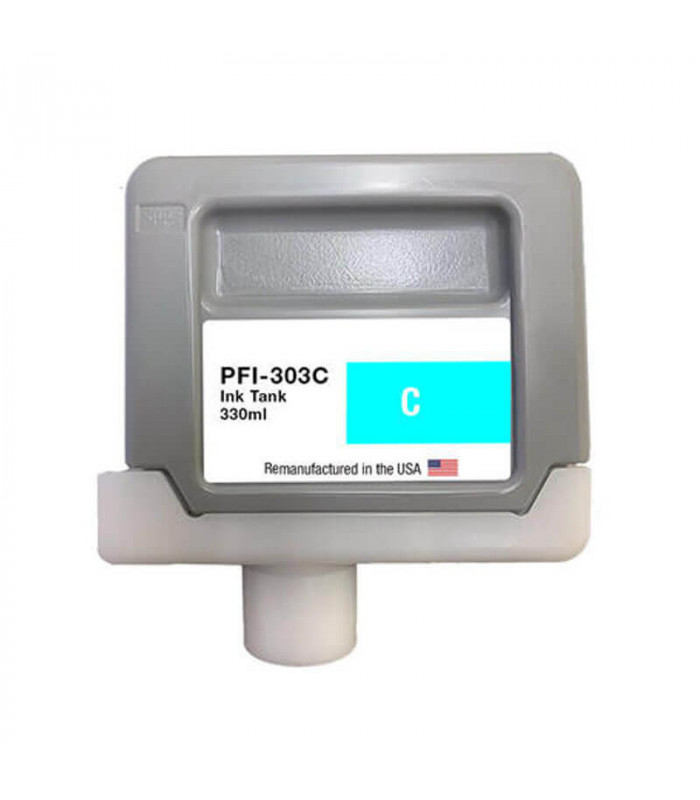 Original Canon PFI-303 Cyan Ink Catridge - United Copiers