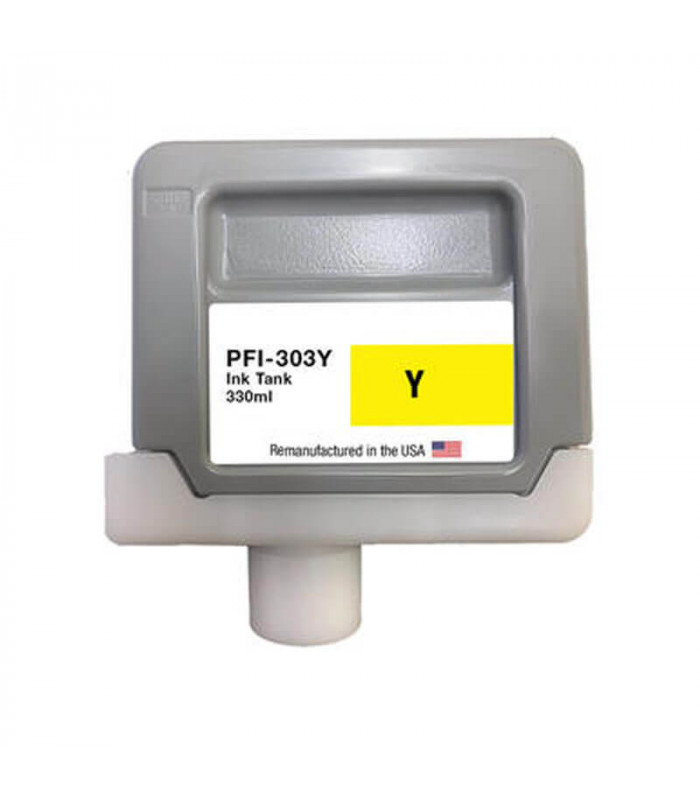 Original Canon PFI-303 Yellow Ink Catridge - United Copiers