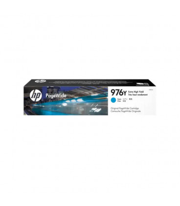 Original HP 976YC Cyan Contract PageWide Ink Cartridge - United Copiers