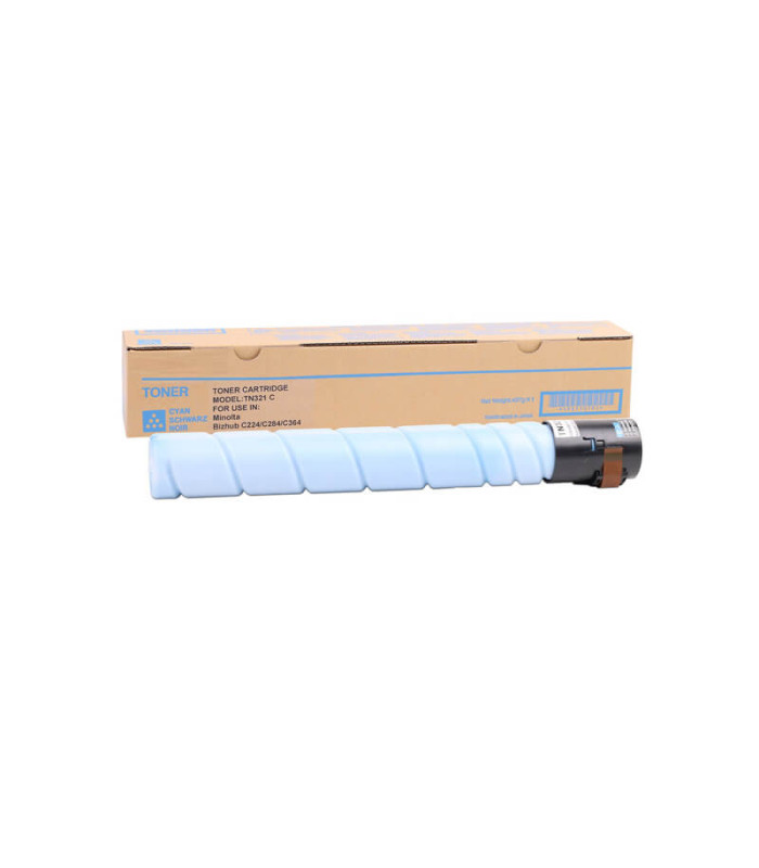 Compatible Konica Minolta TN321 Cyan Toner Cartridge - United Copiers