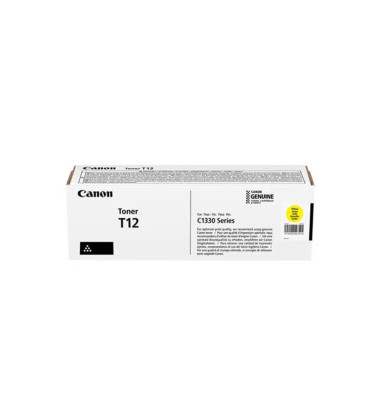 Original Canon T12 Yellow Toner Cartridge - United Copiers