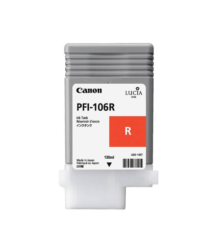 Original Canon PFI-106 Red Ink Cartridge - United Copiers