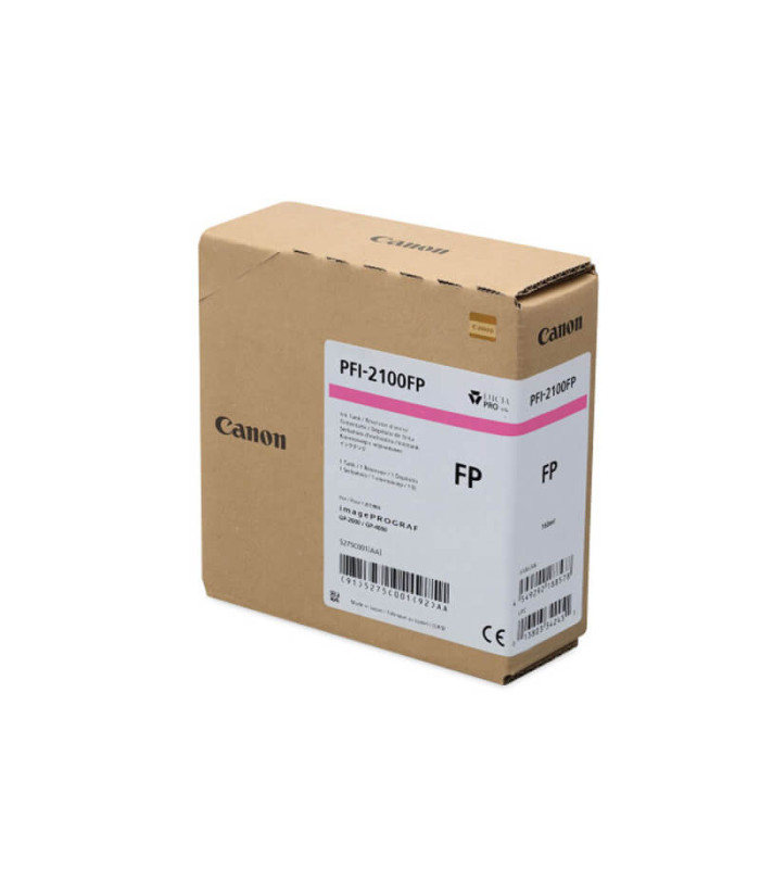 Original Canon PFI-2100 Fluorescent Pink Ink Cartridge - United Copiers
