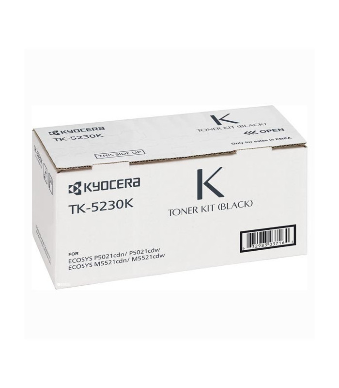 Original Kyocera TK-5230K Black Toner Cartridge - United Copiers
